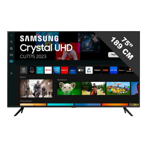 Tv led 75'' SAMSUNG TU75CU7175 - MDA
